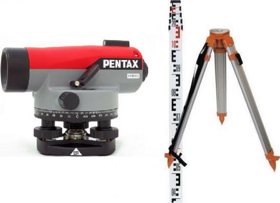 Pentax AP-224 + kufr + stativ + nivelační lať 5 m od 7 611 Kč - Zbozi.cz