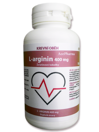 AcePharma L-arginin 400 mg 100 cps. od 261 Kč - Zbozi.cz