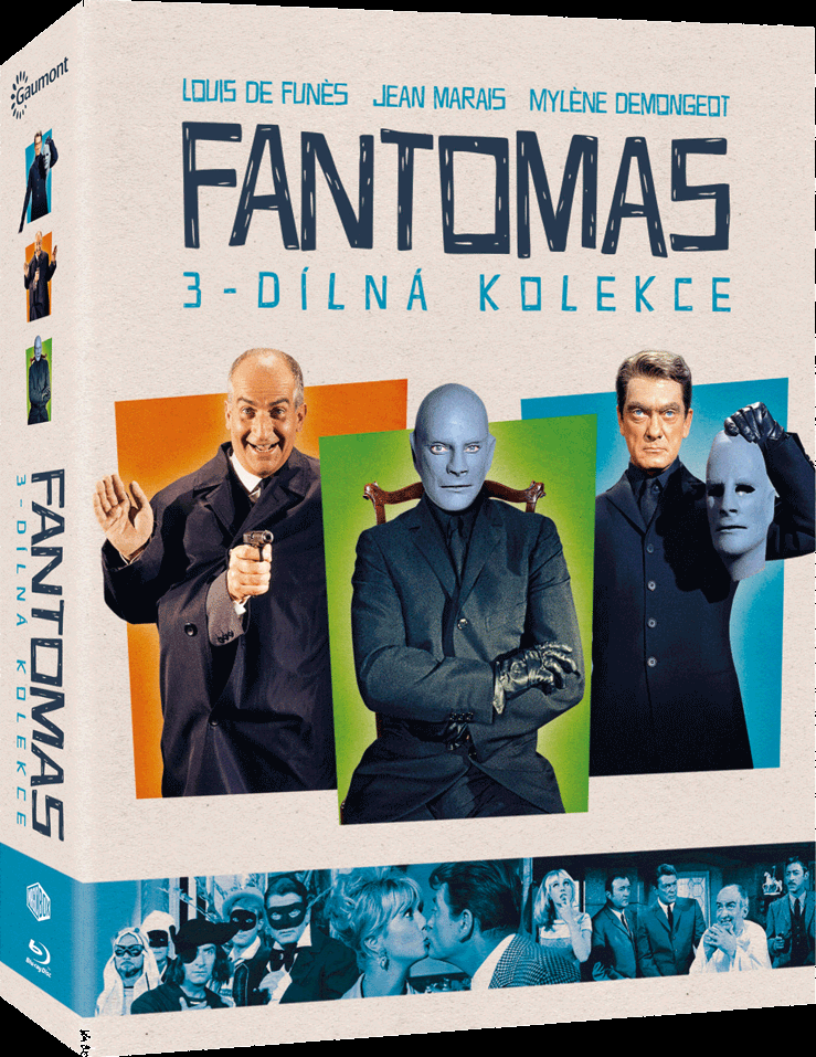 Blu-ray Fantomas 3 disky - Zbozi.cz