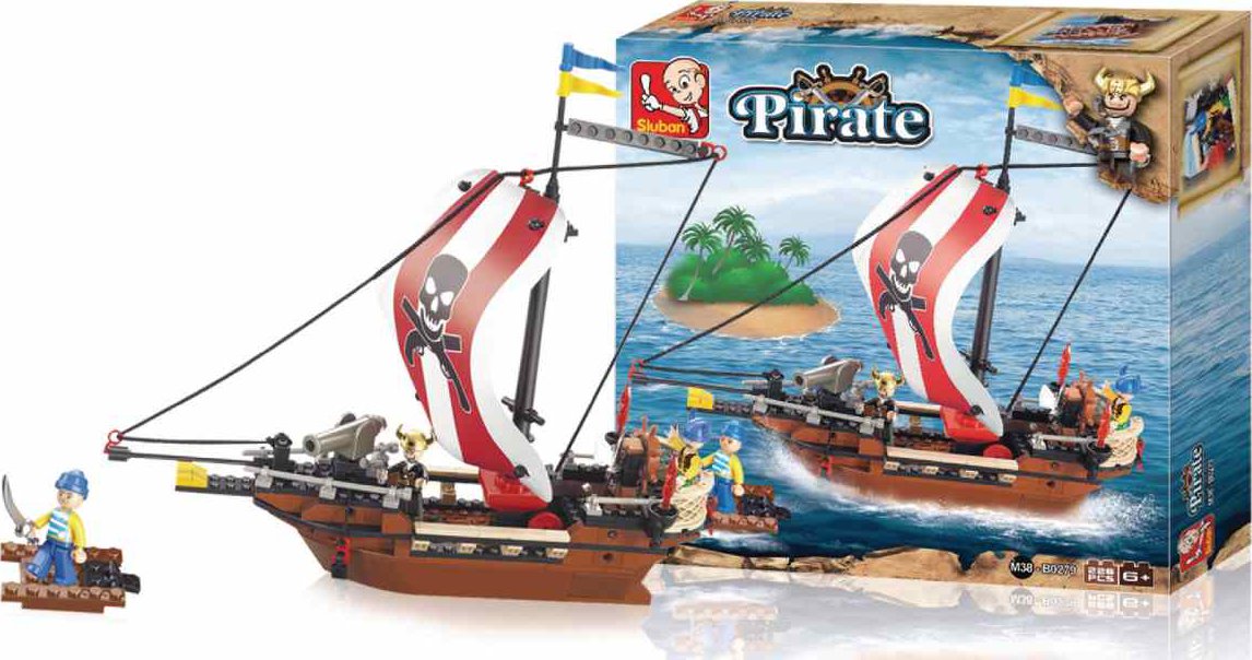 Sluban Pirate Ship M38-B0279 - Zbozi.cz