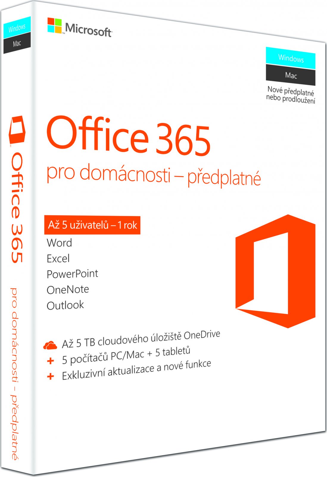 Office 365 Home 32-bit/x64 SK pronájem - Zbozi.cz