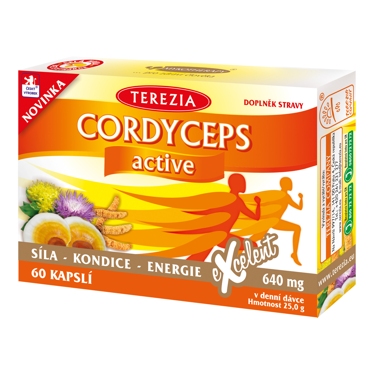 Terezia Company Cordyceps Active 640 mg 60 cps. od 315 Kč - Zbozi.cz