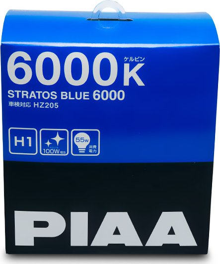 PIAA Stratos Blue H1 12V 55W 6000K - Zbozi.cz