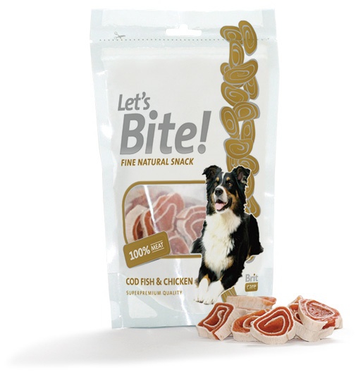 Brit Let's Bite Cod Fish and Chicken, 80 g od 55 Kč - Zbozi.cz