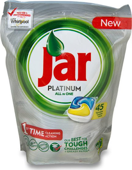 Jar Platinum All in One Lemon 45 ks od 249 Kč - Zbozi.cz