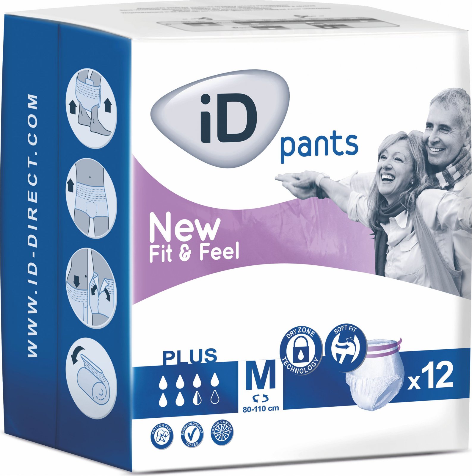 Ontex iD Pants Fit&Feel Medium Plus - Zbozi.cz