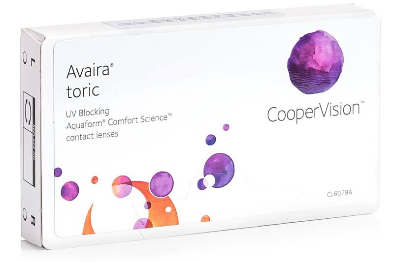 CooperVision Avaira Toric (6 čoček) od 678 Kč - Zbozi.cz