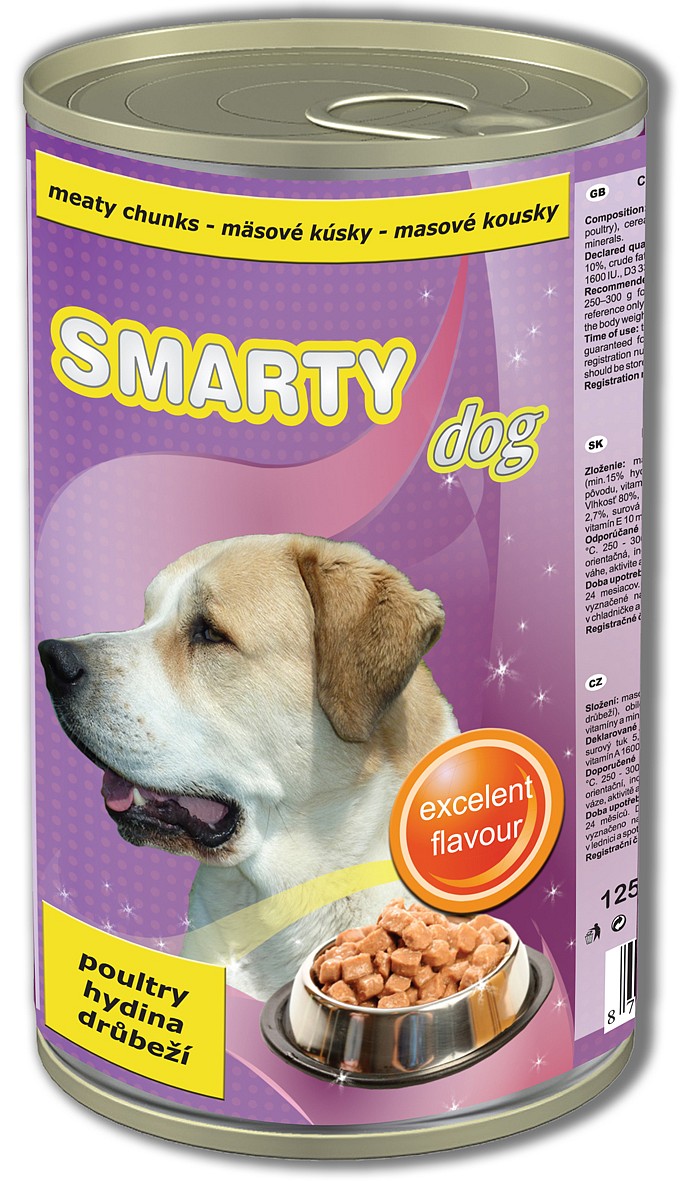 SMARTY Pets Chunks Dog 1250 g od 41 Kč - Zbozi.cz