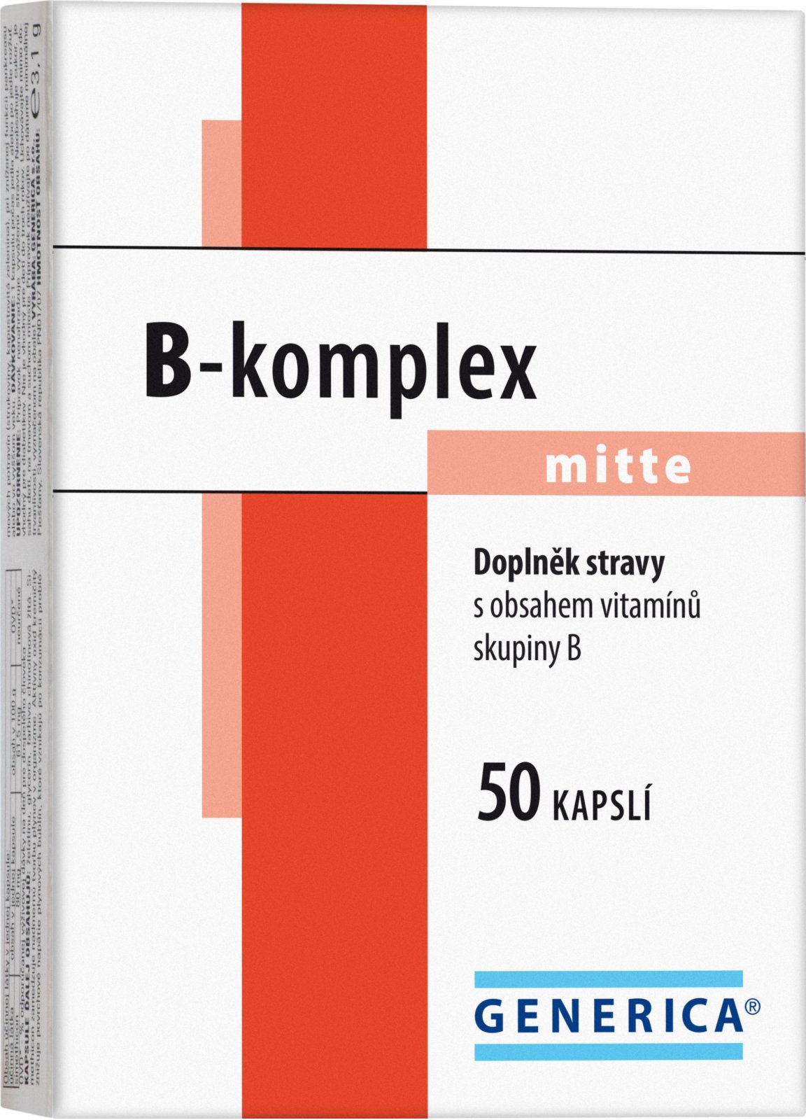 Generica B-komplex mitte 50 cps. - Zbozi.cz