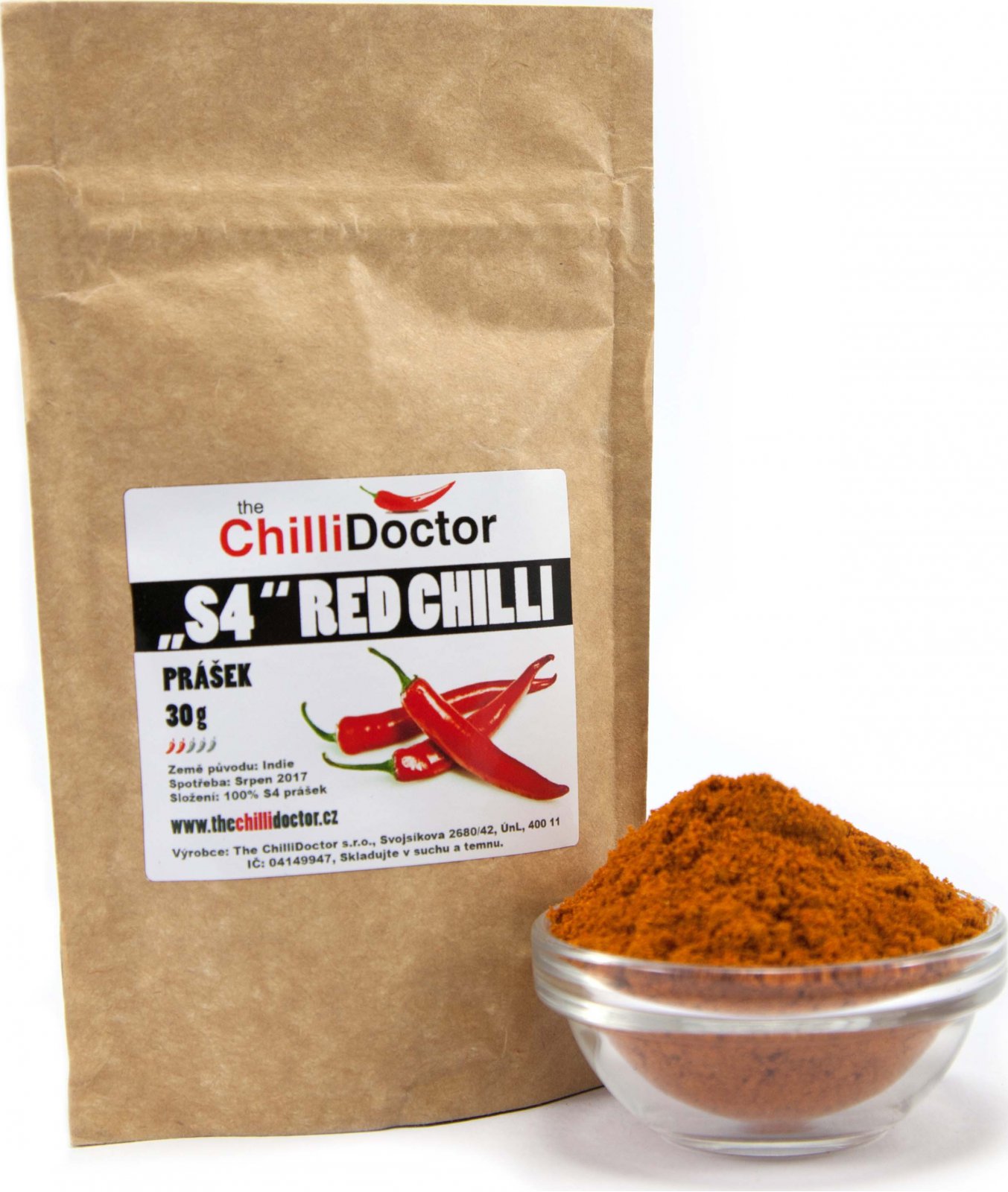 The ChilliDoctor "S4" chilli prášek 30 g - Zbozi.cz