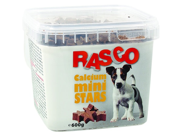RASCO Dog mini hvězdičky kalciové 600 g od 126 Kč - Zbozi.cz