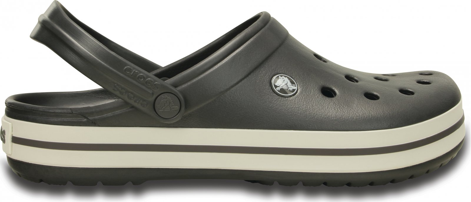 Crocs Crocband Graphite/White - Zbozi.cz