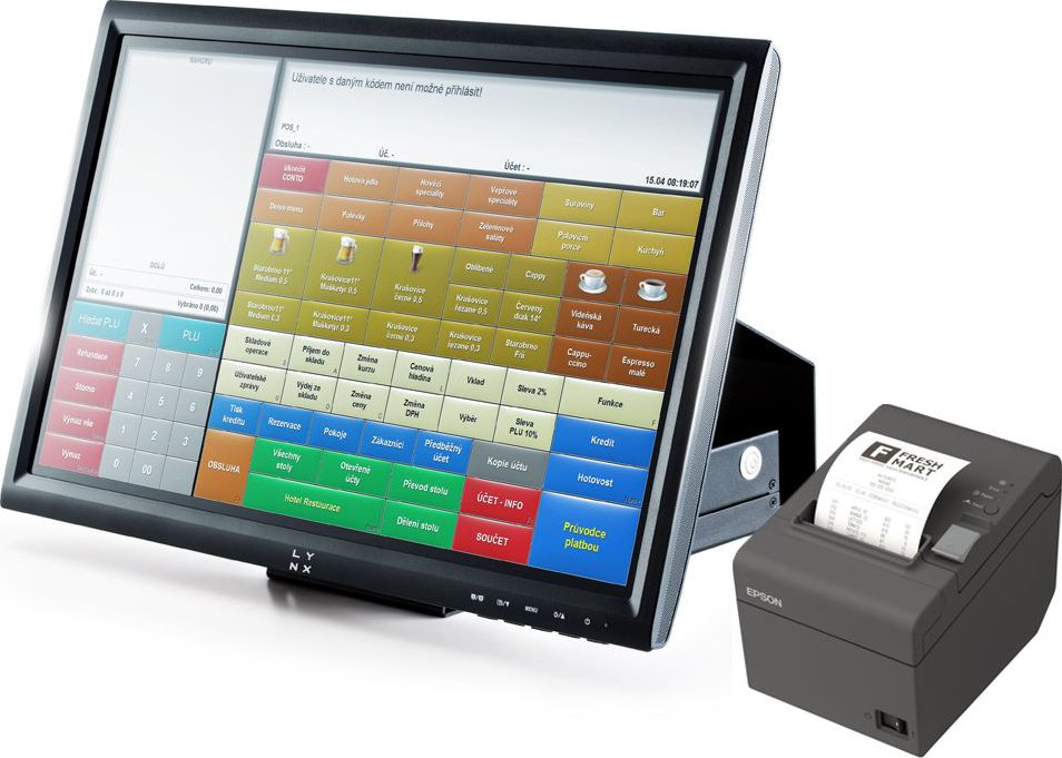 Lynx POS 15" odolný s Conto Klient Windows 10 - Zbozi.cz