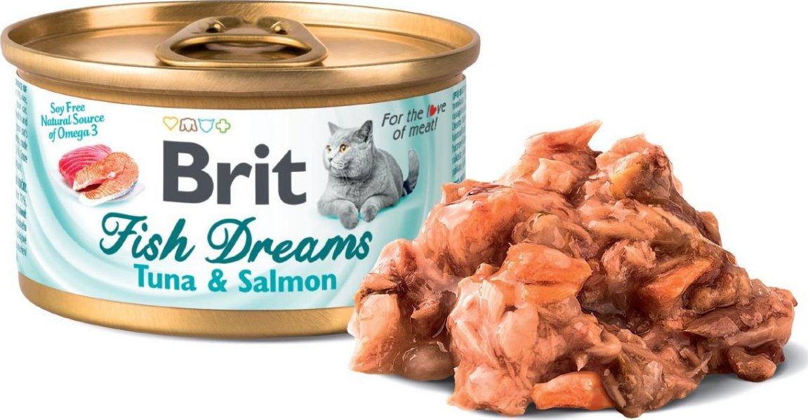 Brit Fish Dreams Tuna & Salmon 80 g - Zbozi.cz