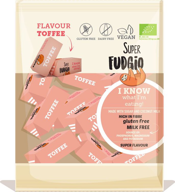 Super Fudgio Veganské karamely toffee 150 g od 85 Kč - Zbozi.cz