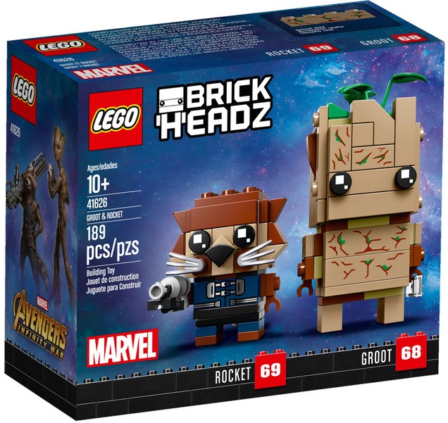 LEGO BrickHeadz 41626 Groot a Rocket - Zbozi.cz