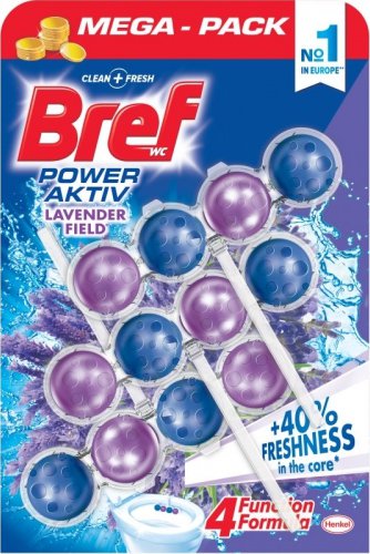Bref WC Power Aktiv Lavender 3x 50 g od 68 Kč - Zbozi.cz