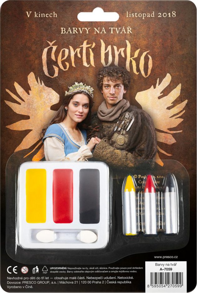 Presco Group Čertí Brko Barvy na obličej od 68 Kč - Zbozi.cz