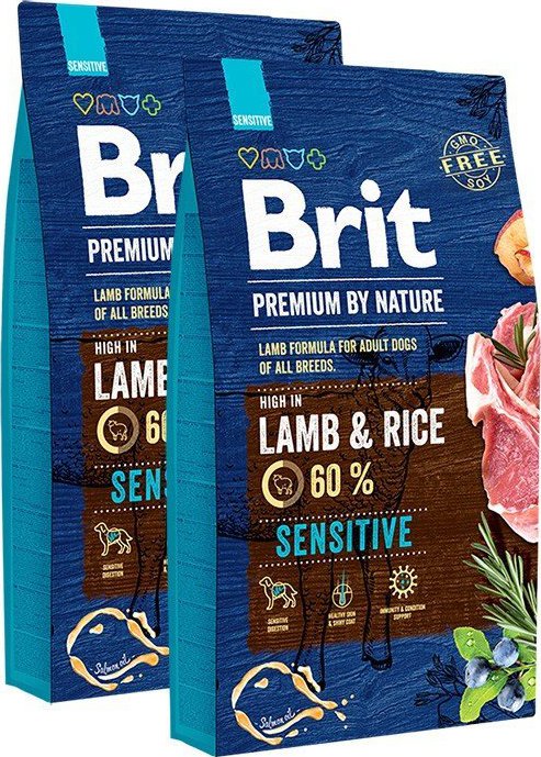 Brit Premium by Nature Sensitive Lamb 2x 8 kg od 1 077 Kč - Zbozi.cz
