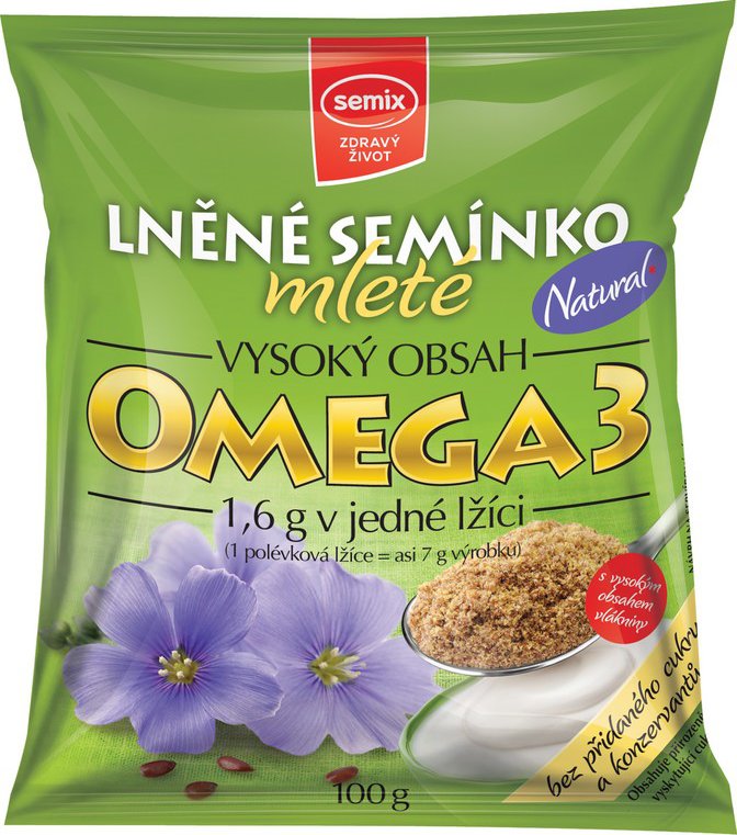 Semix Lněné semínko natural 100g od 18 Kč - Zbozi.cz