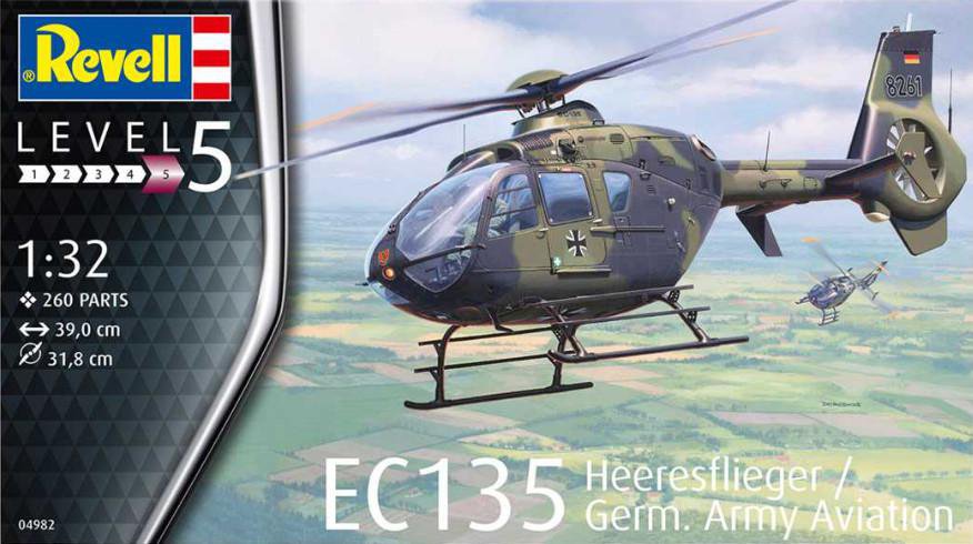 Revell EC 135 Heeresflieger / German Army Aviation 1:32 - Zbozi.cz