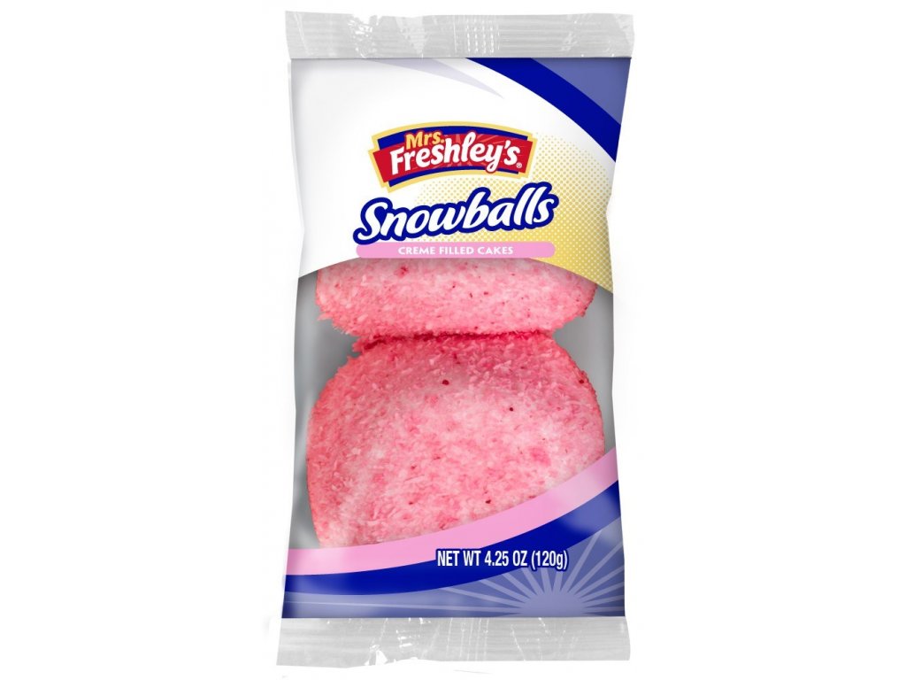 Mrs. Freshley's Pink Snowballs 120 g - Zbozi.cz