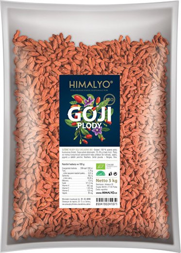 Recenze Himalyo BIO Goji sušené plody kustovnice čínské 5 kg - Zbozi.cz