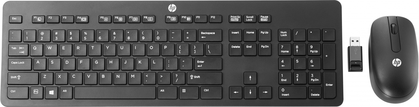 HP Wireless Slim Business Keyboard and Mouse CZ - Zbozi.cz