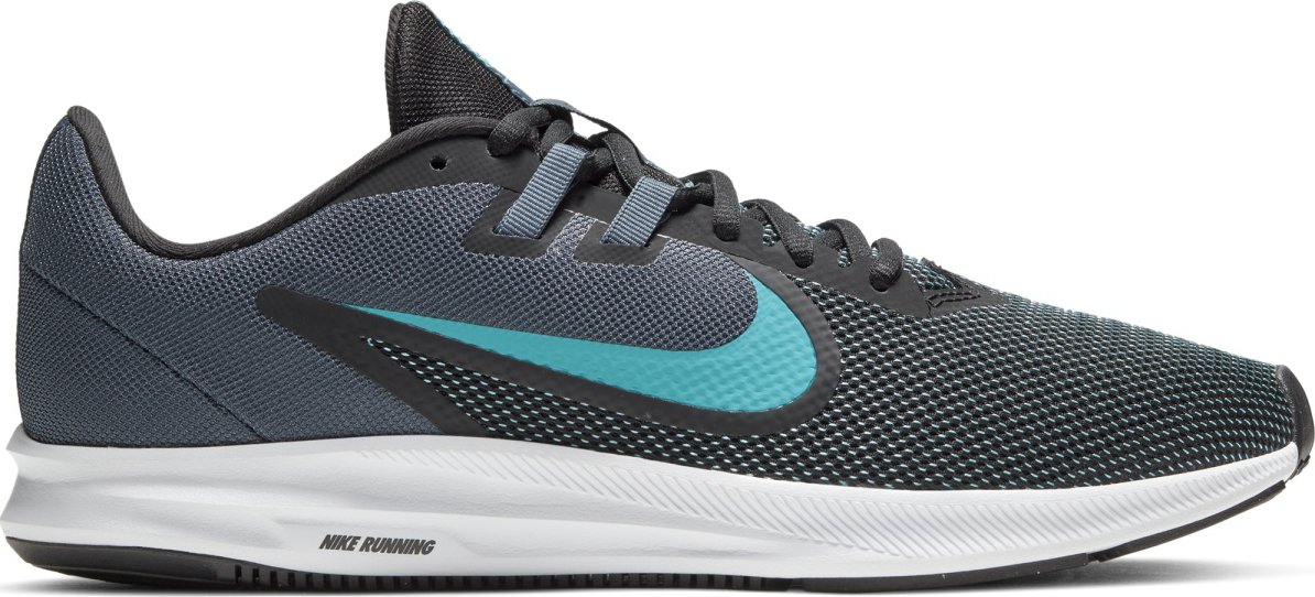 NIKE Downshifter 9 Black/Blue Lagoon/Monsoon Blue/White - Zbozi.cz