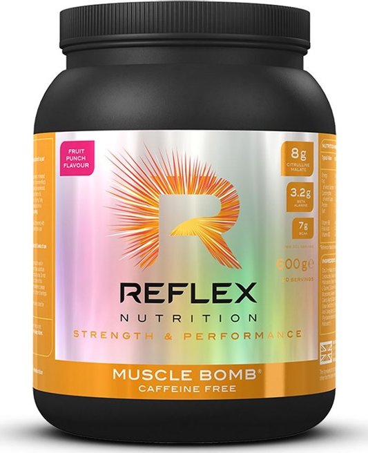 Reflex Nutrition Muscle Bomb Caffeine Free 600 g, Cherry od 799 Kč ...
