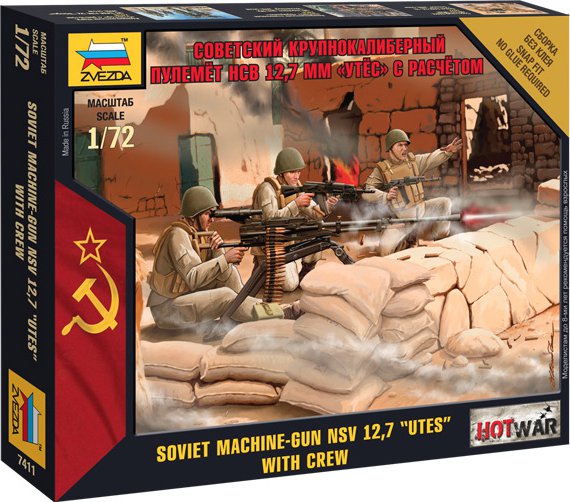 Zvezda Soviet Machine gun "Utes" 1:72 - Zbozi.cz