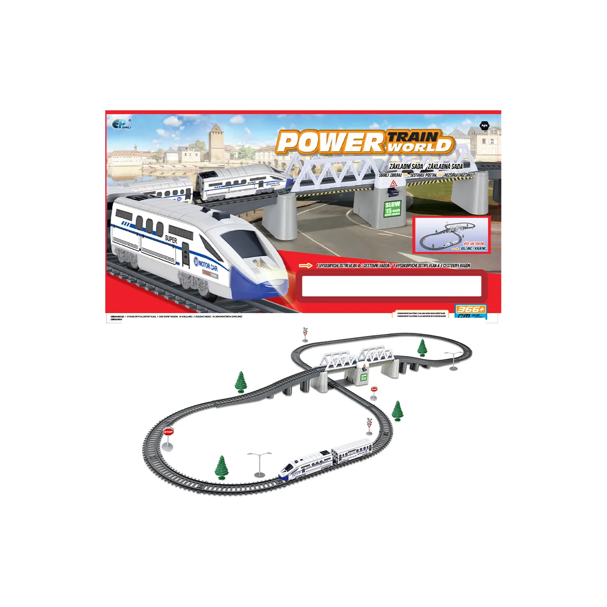 Foto Vláček a vláčkodráha EPEE Power Train World základní set - Zbozi.cz
