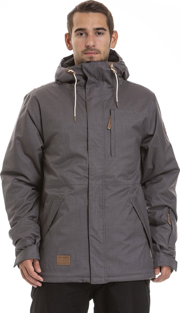 Meatfly Diego 2 Jacket B Grey Heather 2018/19 - Zbozi.cz