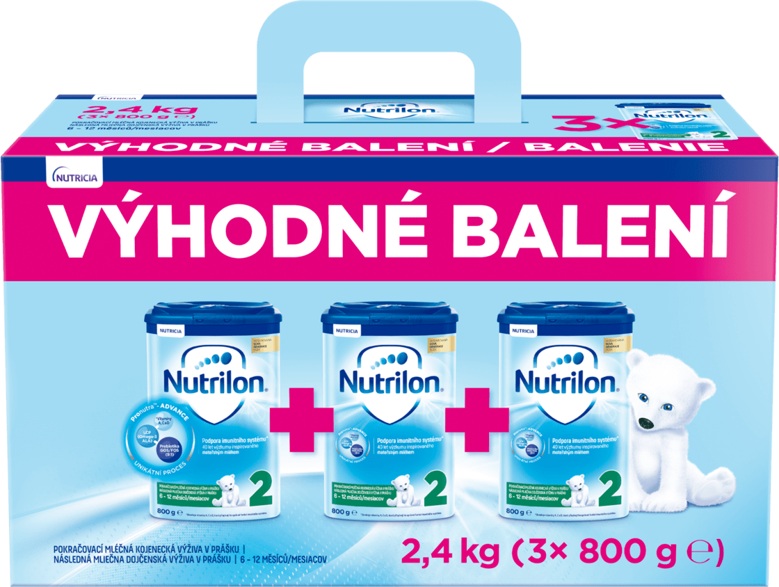 Nutricia Nutrilon 2 Pronutra 3 x 800 g - Zbozi.cz