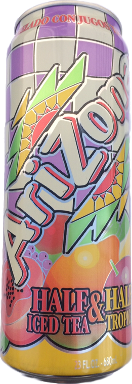 Arizona Half & Half Iced Tea Tropical 680 ml - Zbozi.cz