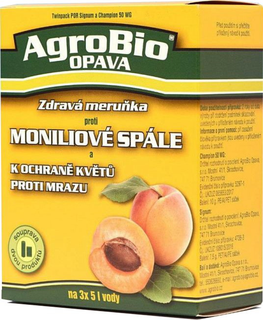 AgroBio Opava Zdravá meruňka proti moniliové spále a k ochraně květů proti mrazu 17,5 g od 95 Kč ...