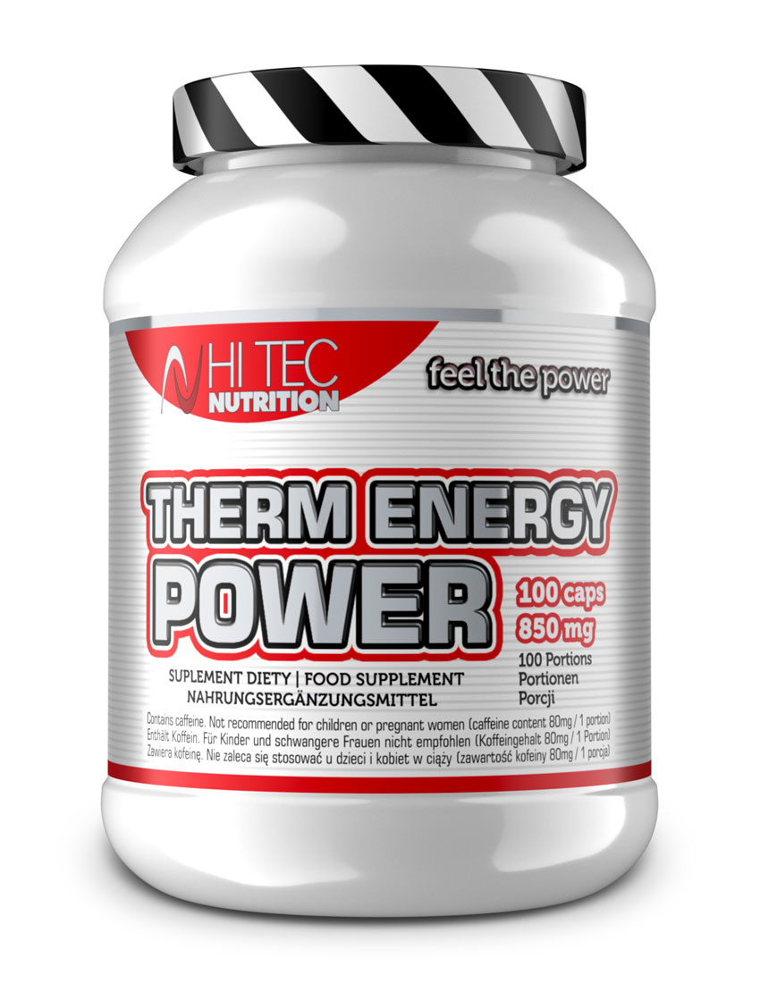 Hi Tec Nutrition Therm Energy Power 850mg 100 kapslí - Zbozi.cz