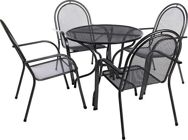 UNIKOV Steel Corina I. 1+4 stůl 90 cm - Zbozi.cz