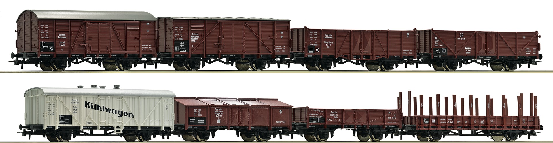 Roco 44003 set nákladních vozů DRG II.epocha H0 (1:87) od 1 729 Kč ...