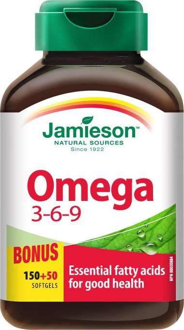 Jamieson Omega 3-6-9 1200 mg 200 cps. od 545 Kč - Zbozi.cz