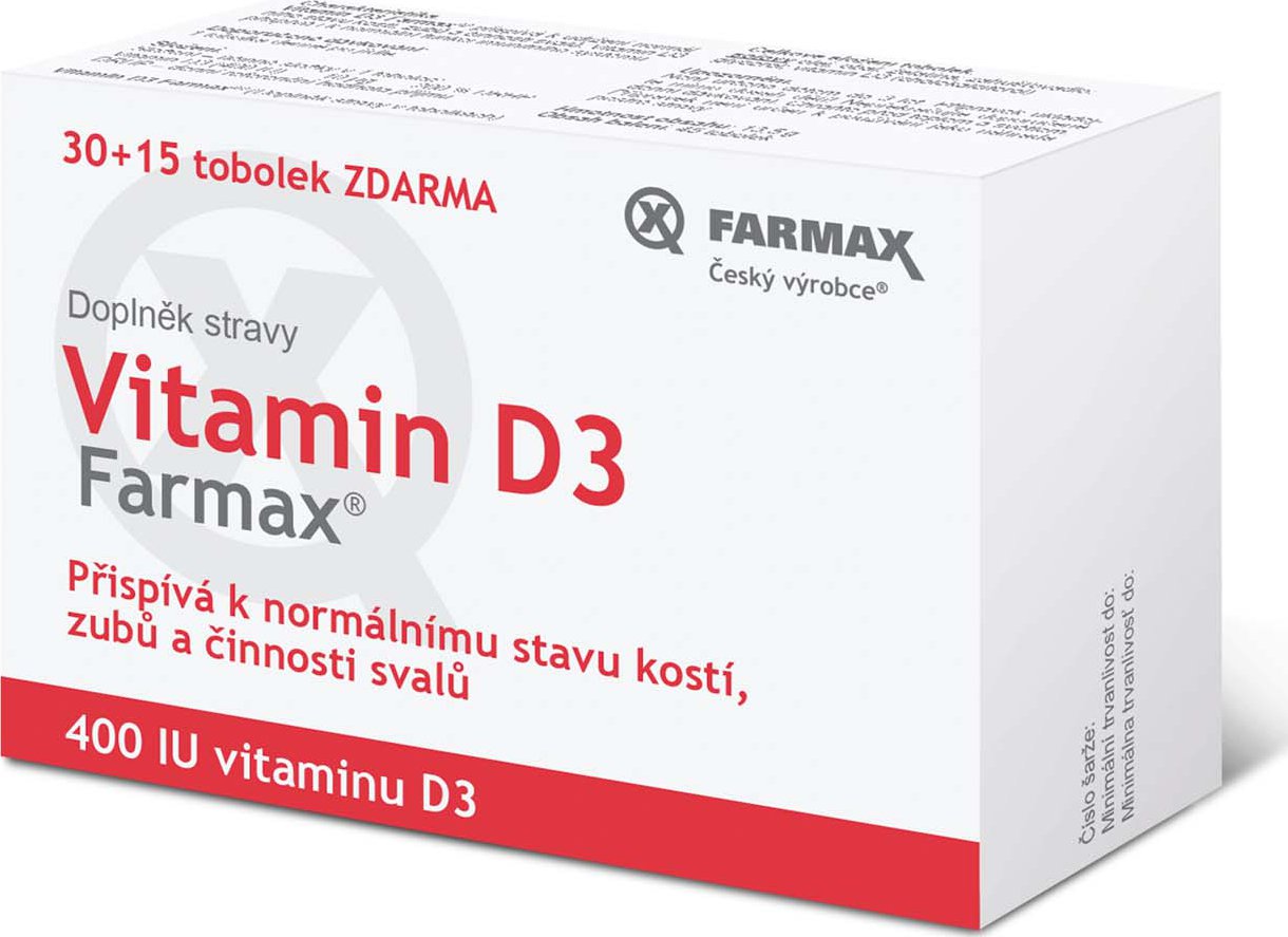 Farmax Vitamin D3 45 tobolek - Zbozi.cz