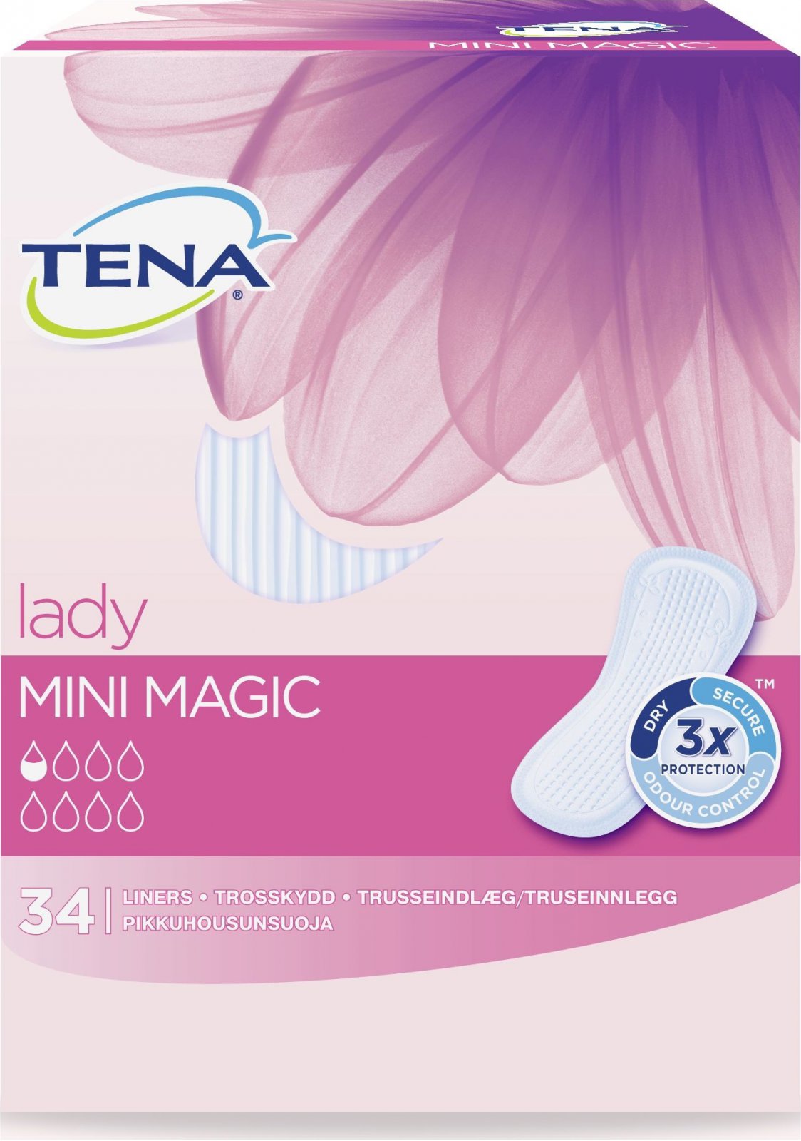 TENA Lady Mini Magic 34 ks od 69 Kč - Zbozi.cz