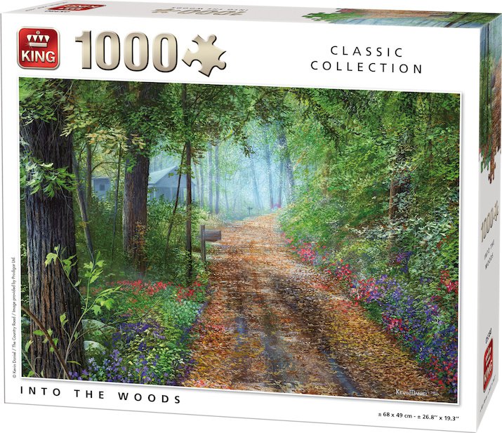 King Puzzles Cesta do lesa 1000 dílků - Zbozi.cz