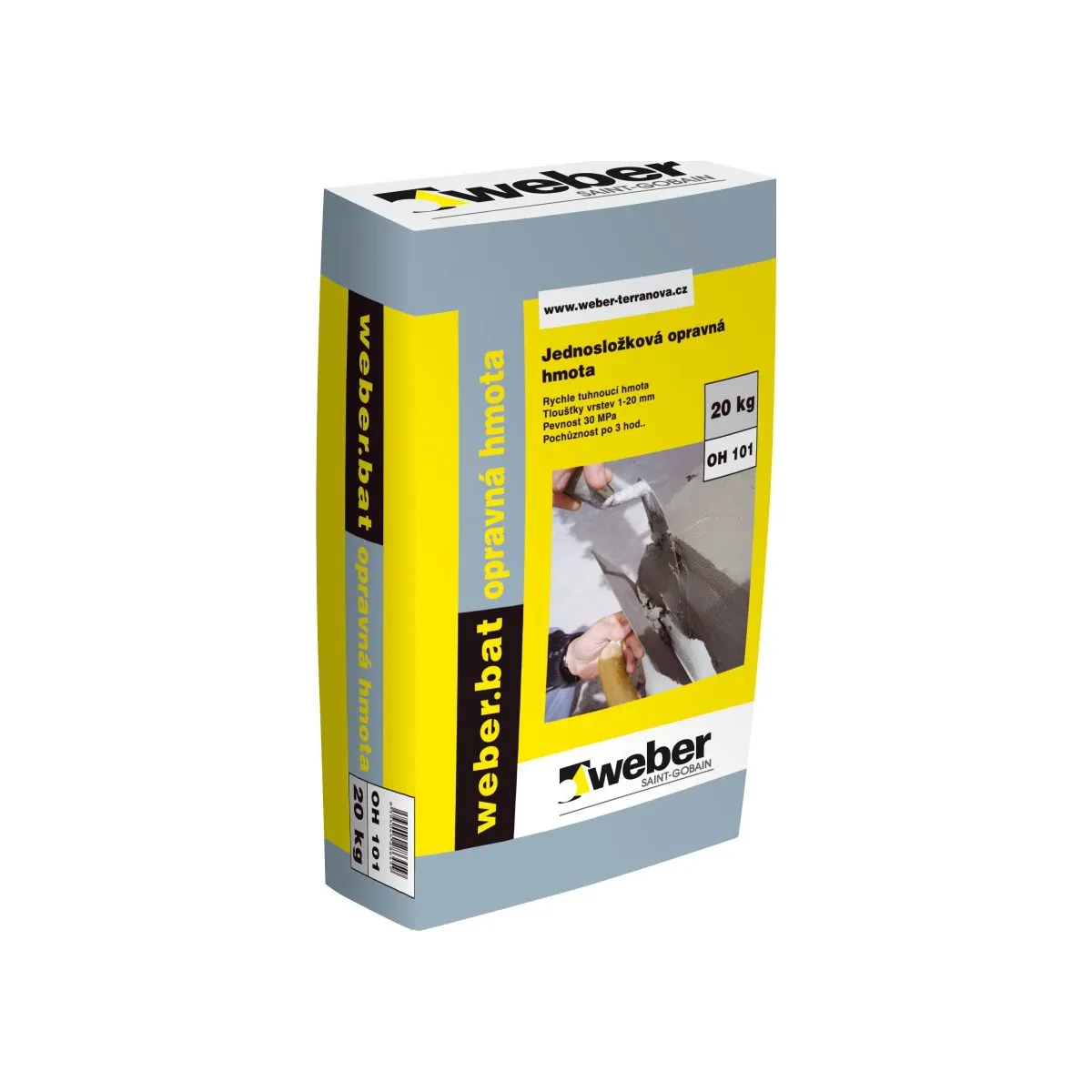Foto Cement Weber Saint-Gobain Weber.bat potěr 30 MPa 25 kg - Zbozi.cz