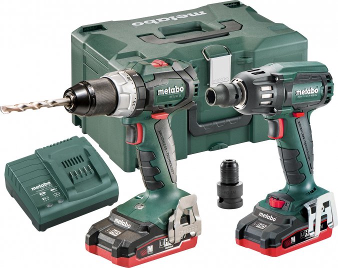Metabo Combo set 18V BS 18 LT BL + SSW 18 LTX 400 BL - Zbozi.cz