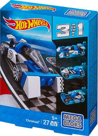 Foto Stavebnice Mega Mega Bloks Hot Wheels 3v1 Chromad - Zbozi.cz