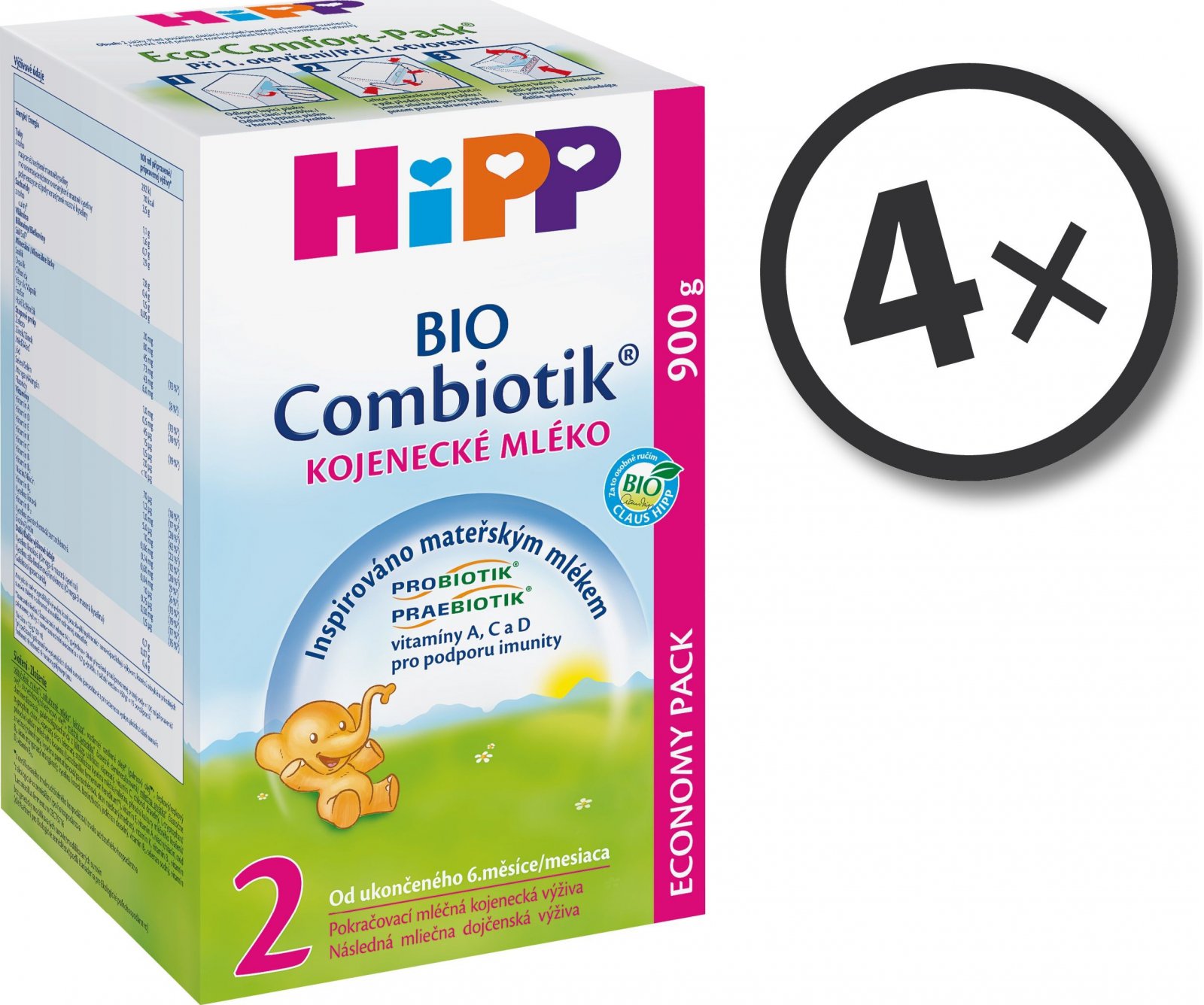 HiPP 2 BIO Combiotik 3600 g - Zbozi.cz