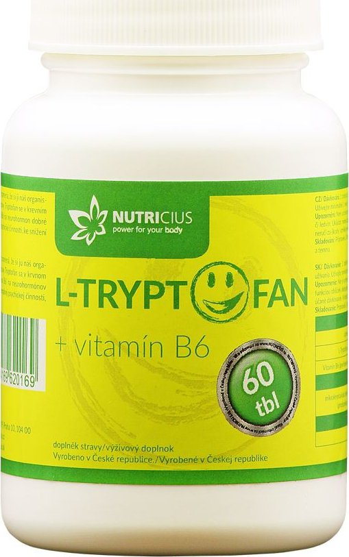 Nutricius L-Tryptofan + vitamin B6 60 tbl. od 148 Kč - Zbozi.cz