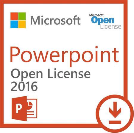 Microsoft PowerPoint 2016 Open License 1 PC - Zbozi.cz