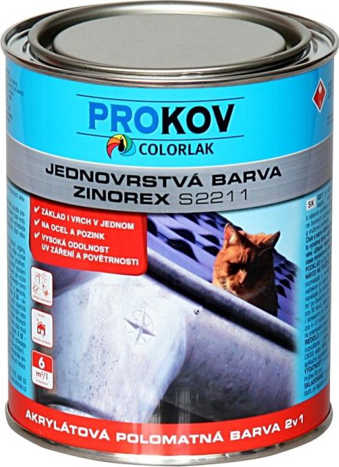 Colorlak Zinorex S 2211 9 l od 4 189 Kč - Zbozi.cz